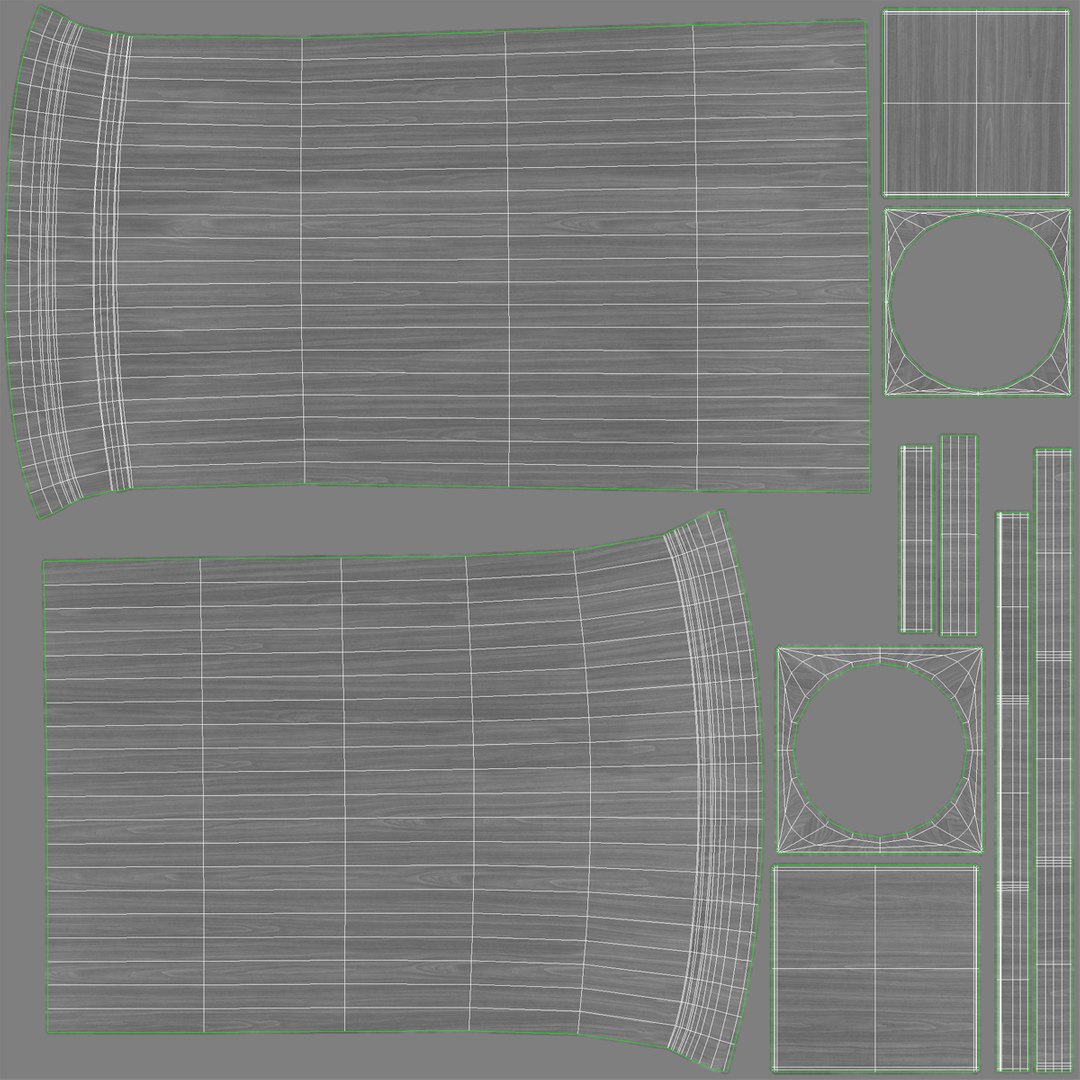 Smooth Modern Column Capital 3d Obj