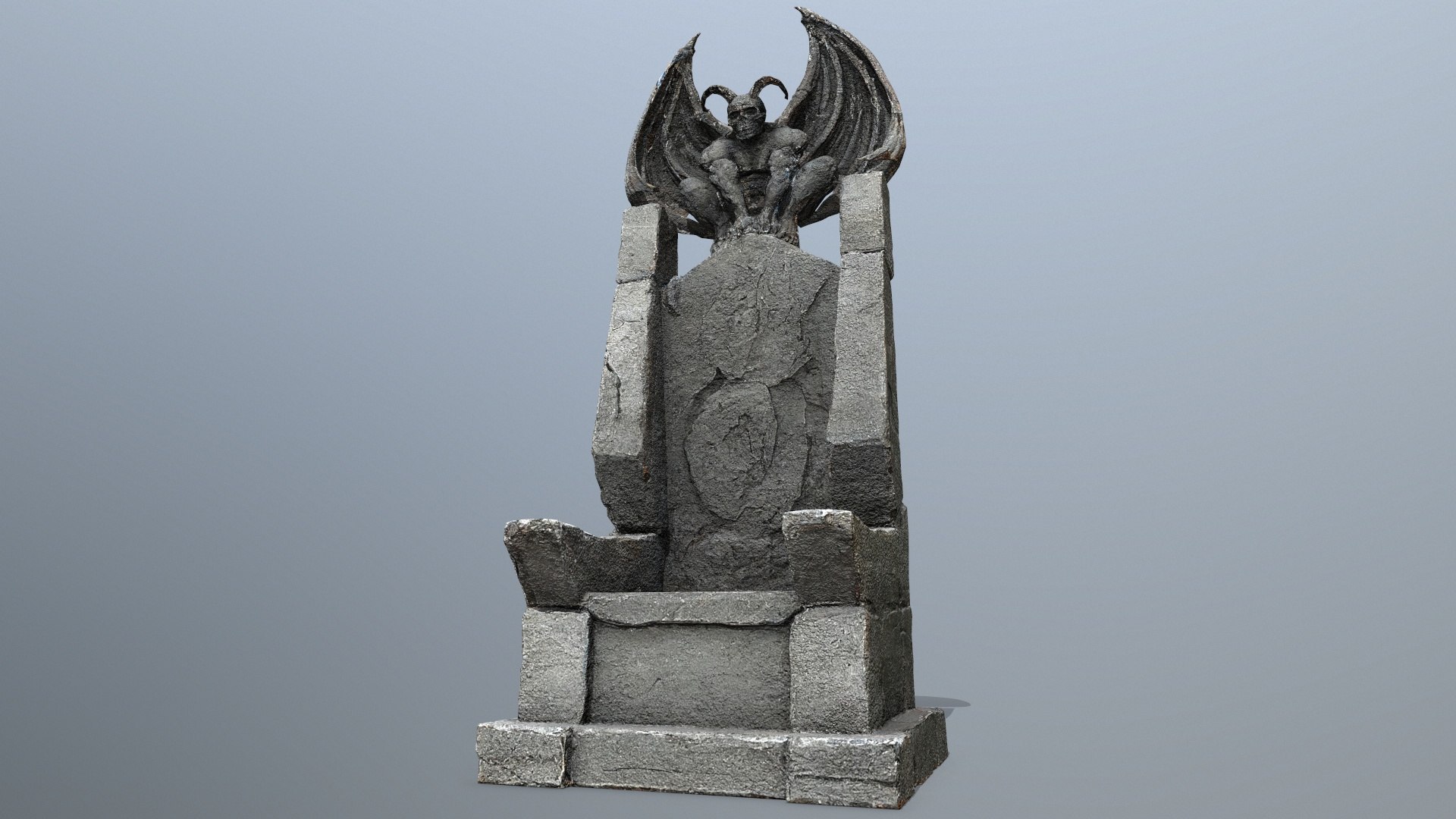 Devil Stone Throne 3D Model - TurboSquid 2275816