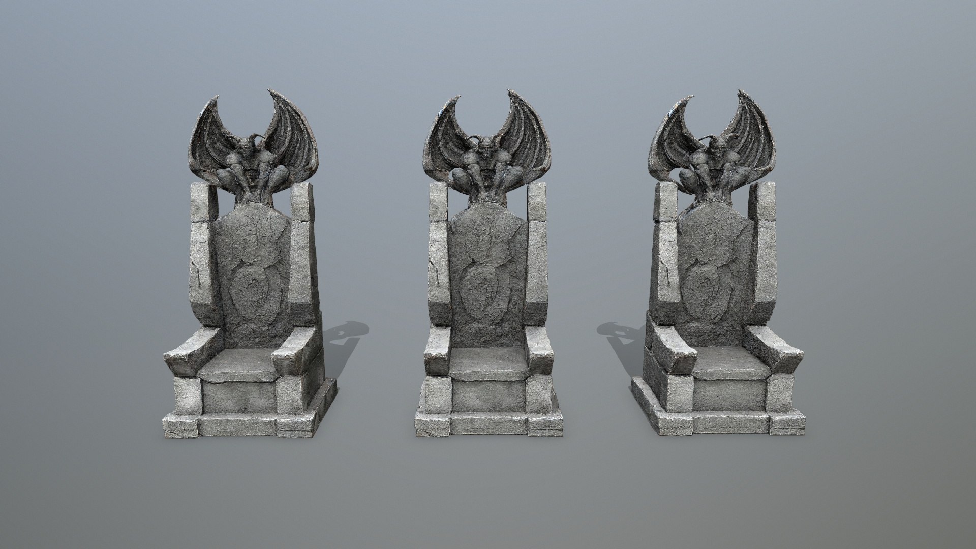 Devil Stone Throne 3D Model - TurboSquid 2275816