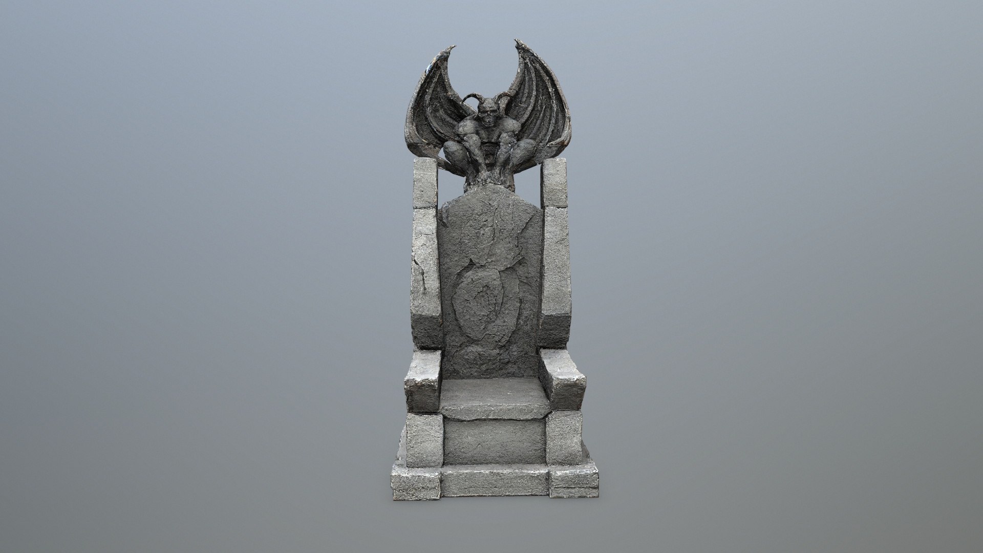 Devil Stone Throne 3D Model - TurboSquid 2275816