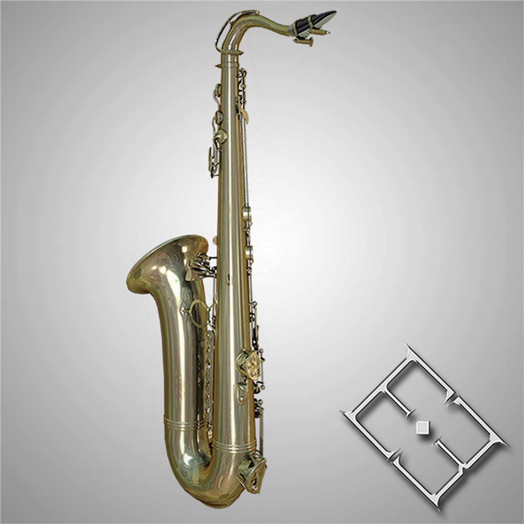 Realistic Saxophone Obj