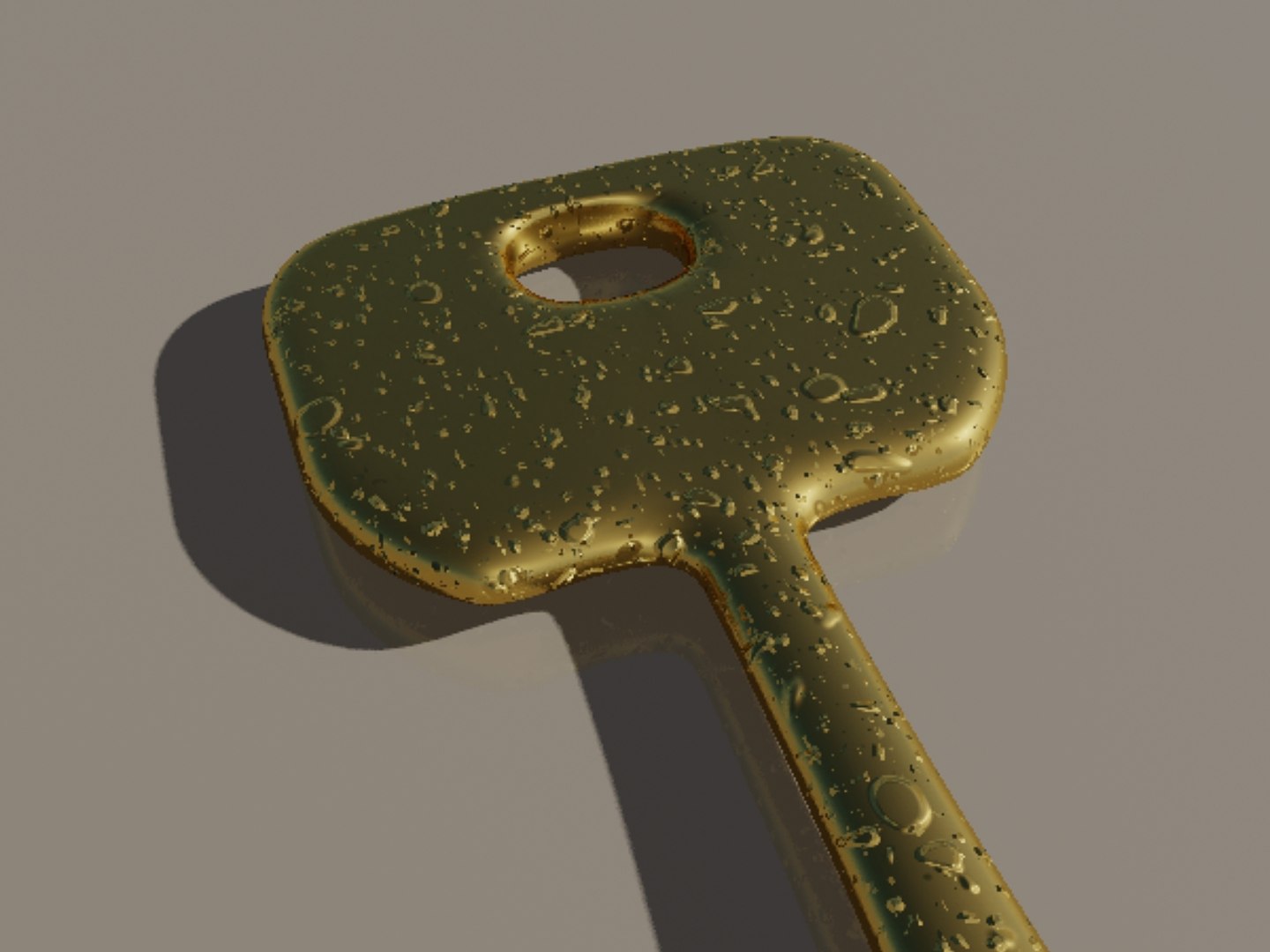 3d Old-ed Golden Key Model