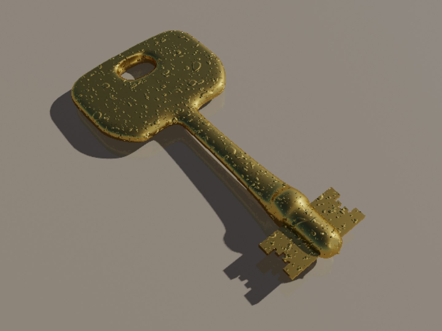 3d Old-ed Golden Key Model