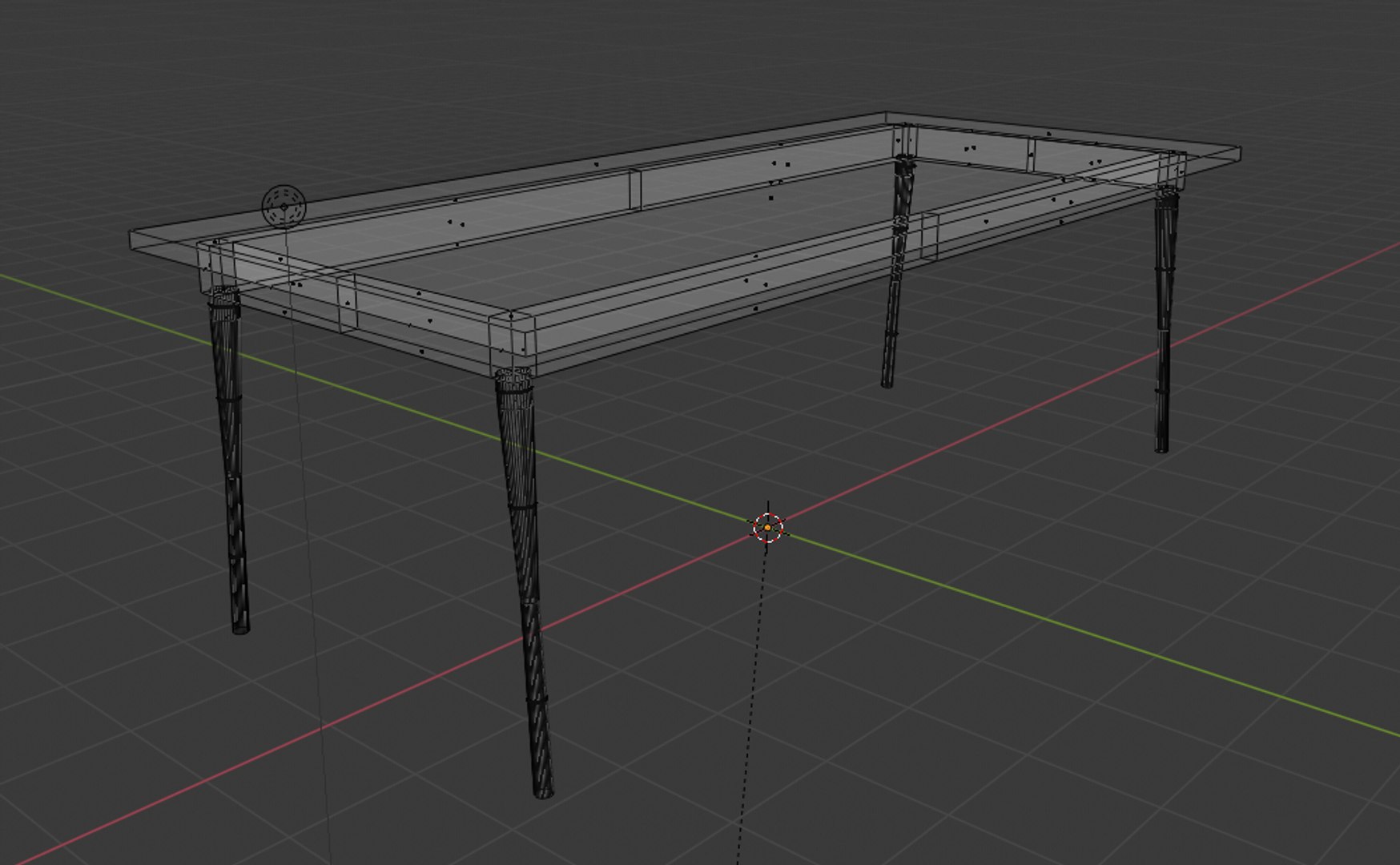 Dining table 3D model - TurboSquid 1586122