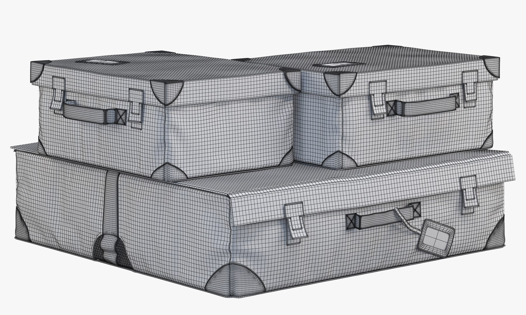 Trunk Box 3D Model - TurboSquid 1443982