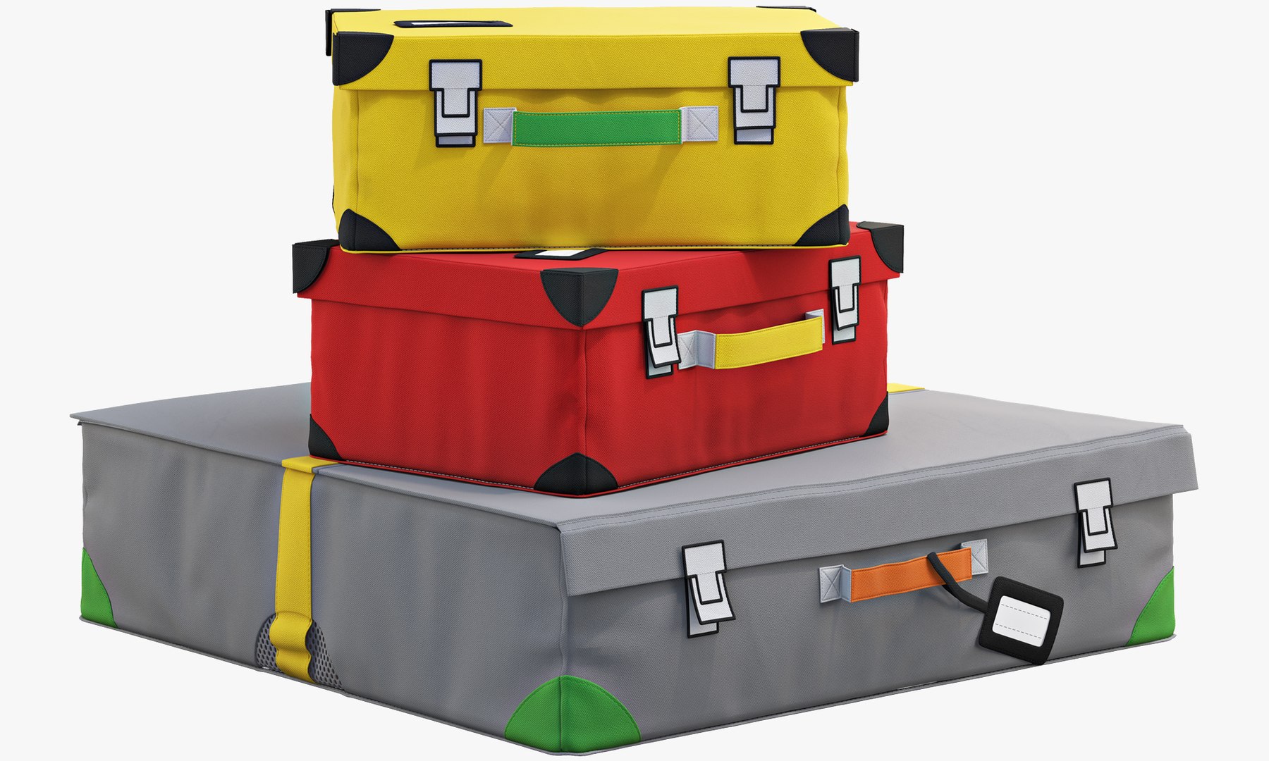 Trunk Box 3D Model - TurboSquid 1443982