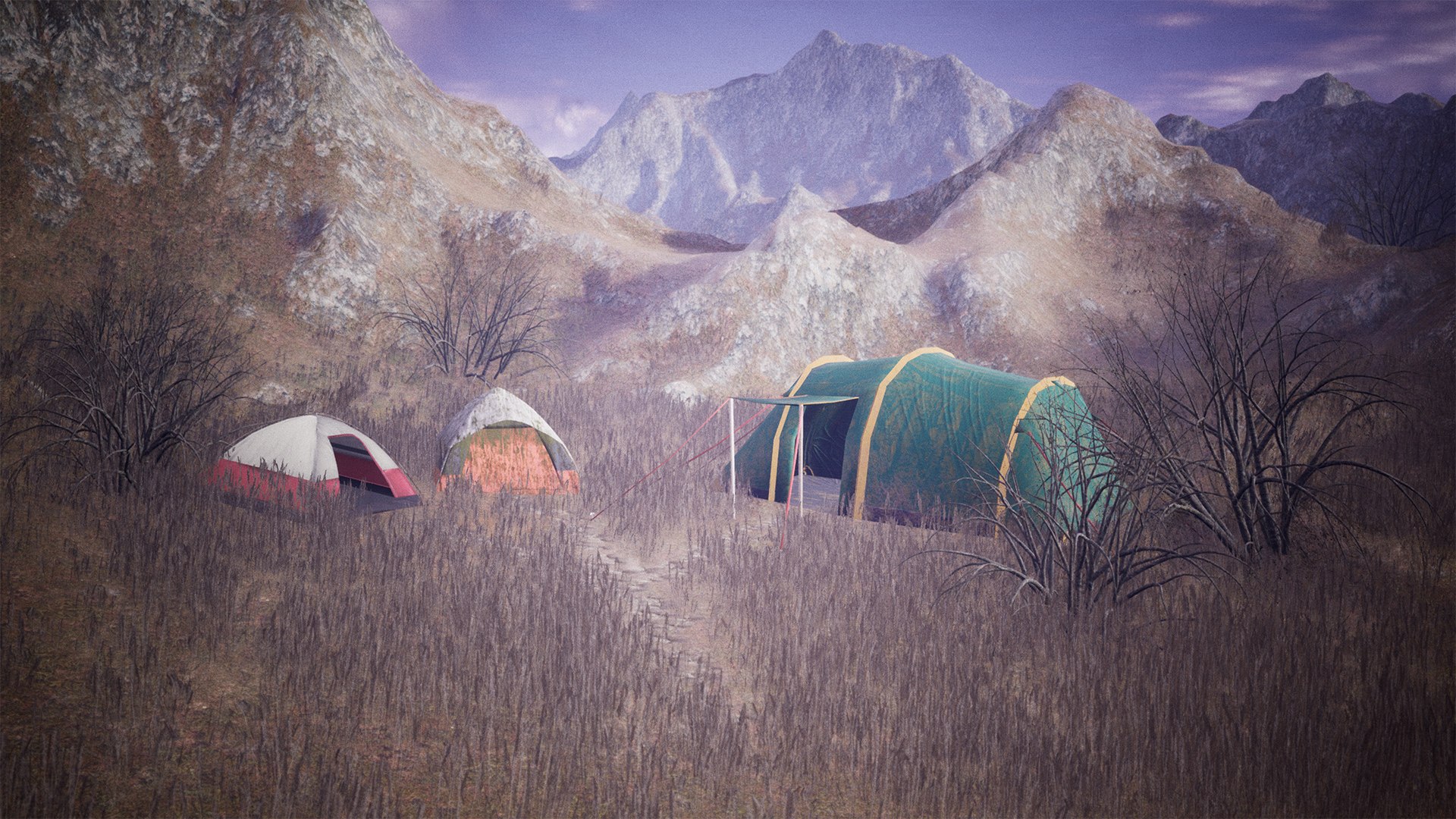 Tents Package 150 Assets 3D Model - TurboSquid 2109647