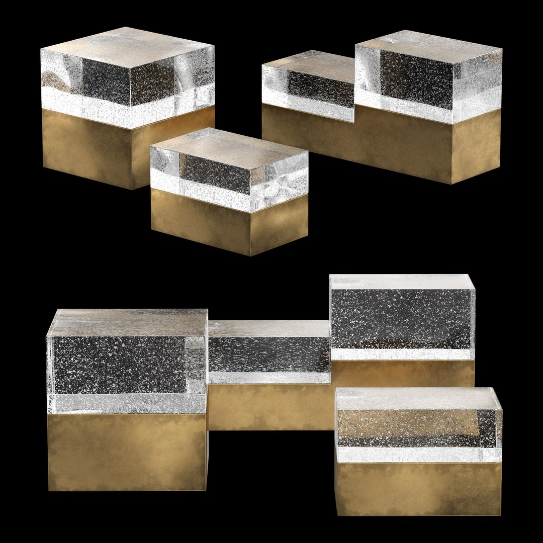 3D Model ARIA SQAURE BOXES - TurboSquid 2265398