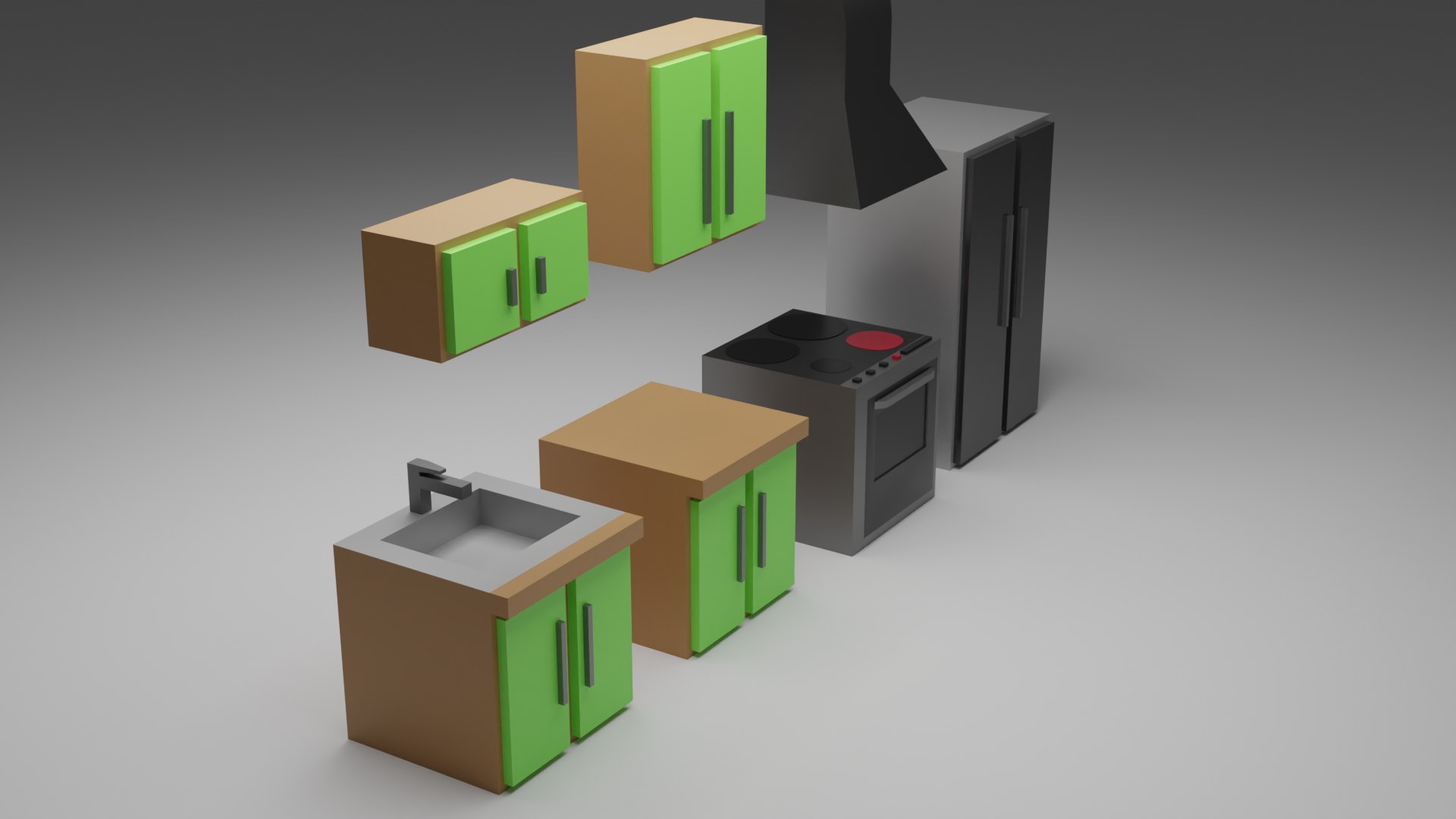 Kitchen Environment Pack 3D Model - TurboSquid 2070323