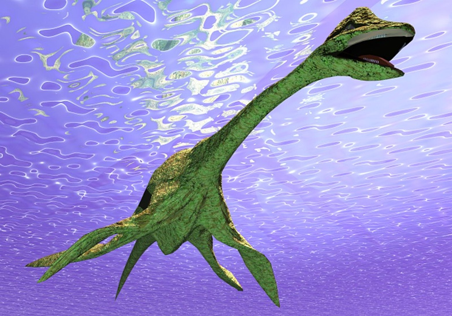 Loch Ness Monster 3d Model