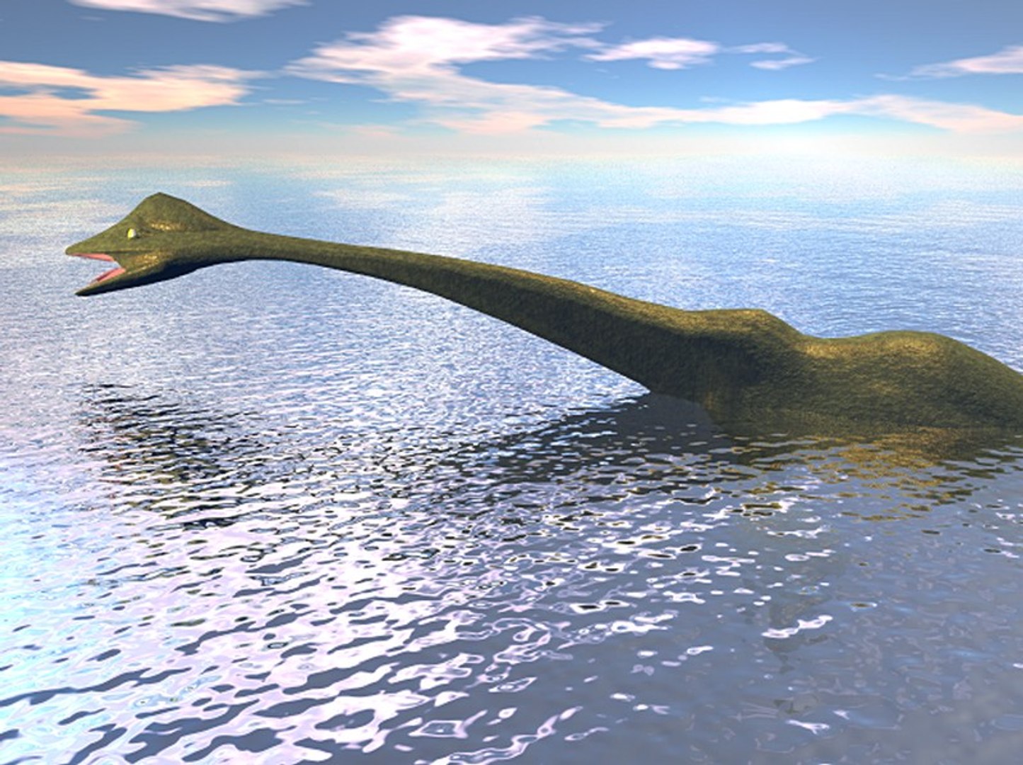 Loch Ness Monster 3d Model
