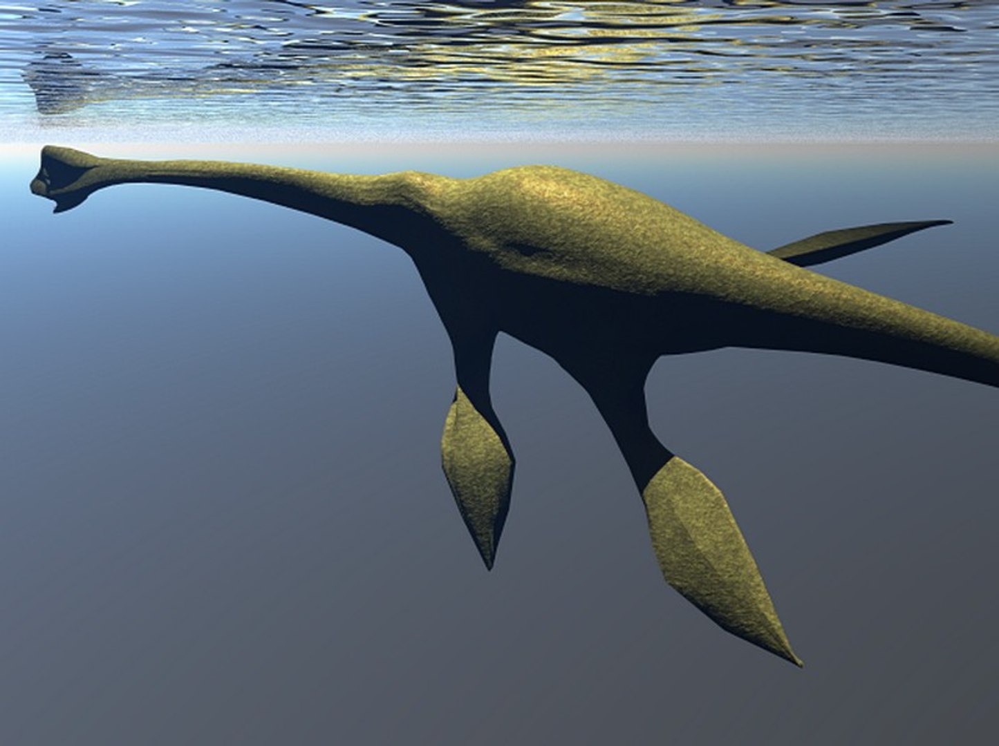Loch Ness Monster 3d Model