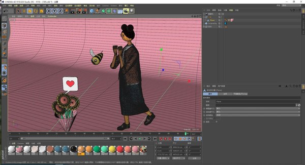 Cartoon sister cartoon aunt cartoon girl puppet woman cartoon scene ...