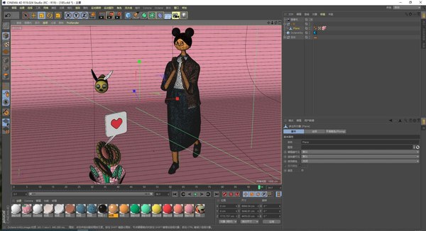 Cartoon sister cartoon aunt cartoon girl puppet woman cartoon scene ...