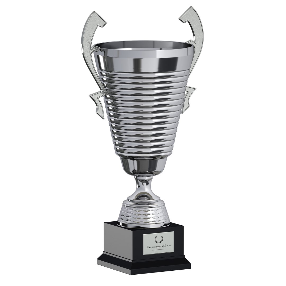 Sports Award Cup Trophy Set Of Three Cups 3D - TurboSquid 2111699