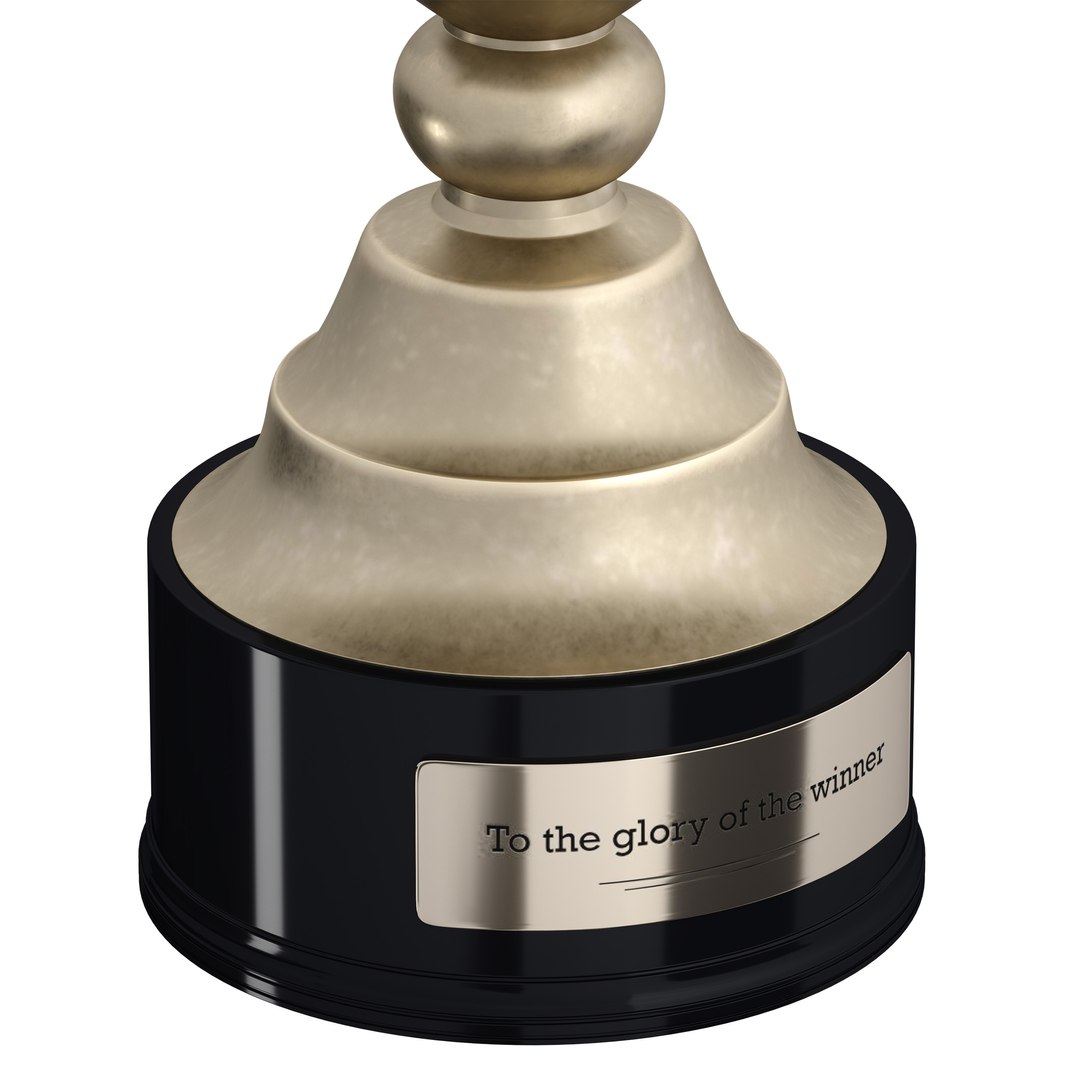 Sports Award Cup Trophy Set Of Three Cups 3D - TurboSquid 2111699