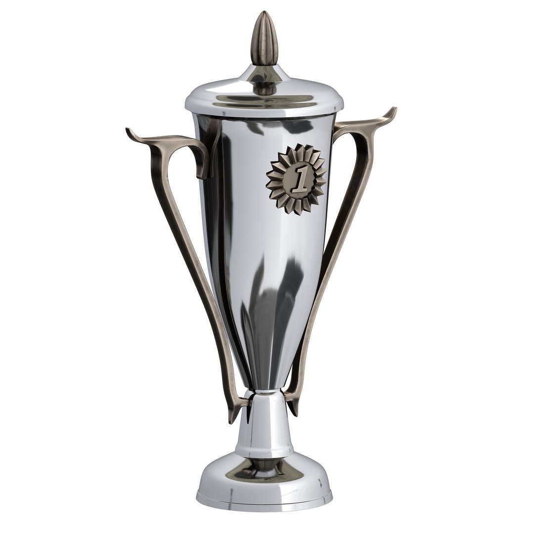 Sports Award Cup Trophy Set Of Three Cups 3D - TurboSquid 2111699