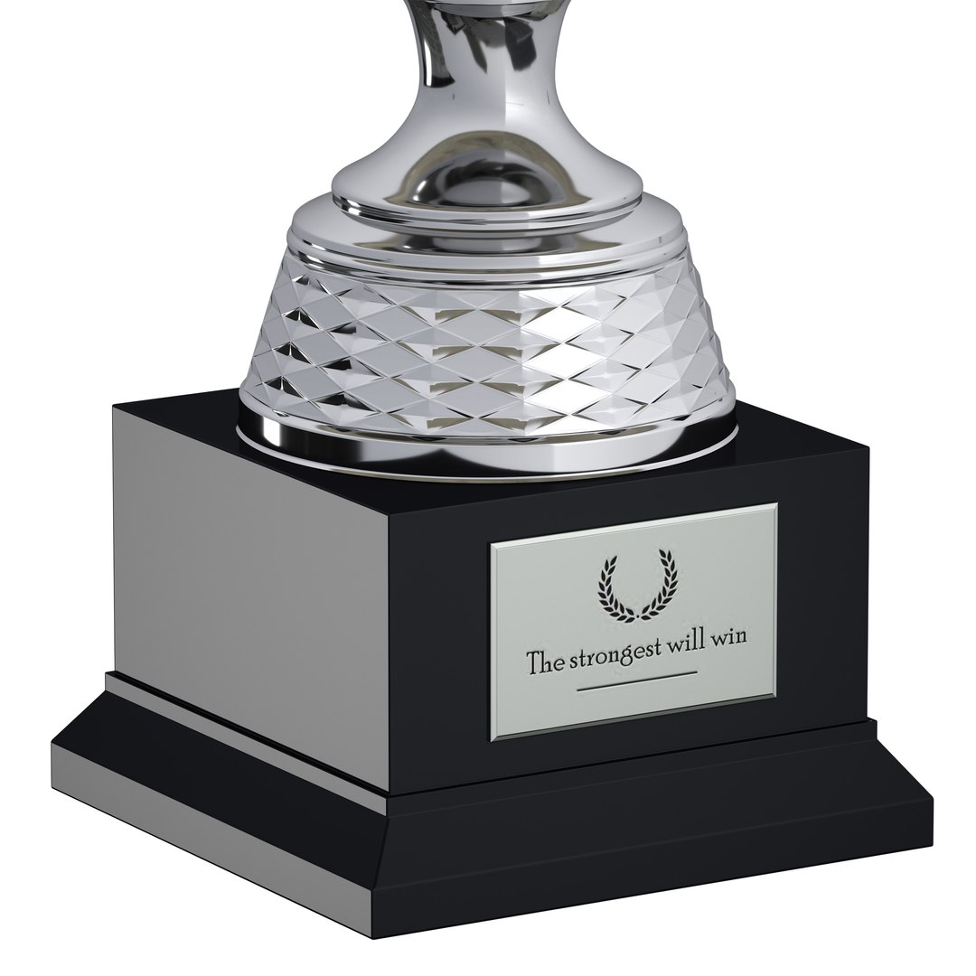 Sports Award Cup Trophy Set Of Three Cups 3D - TurboSquid 2111699