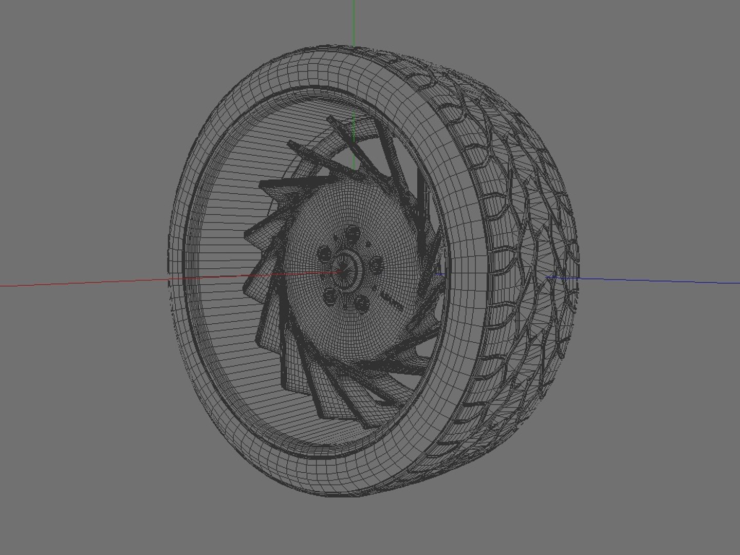 Dub Wheel 3d Model