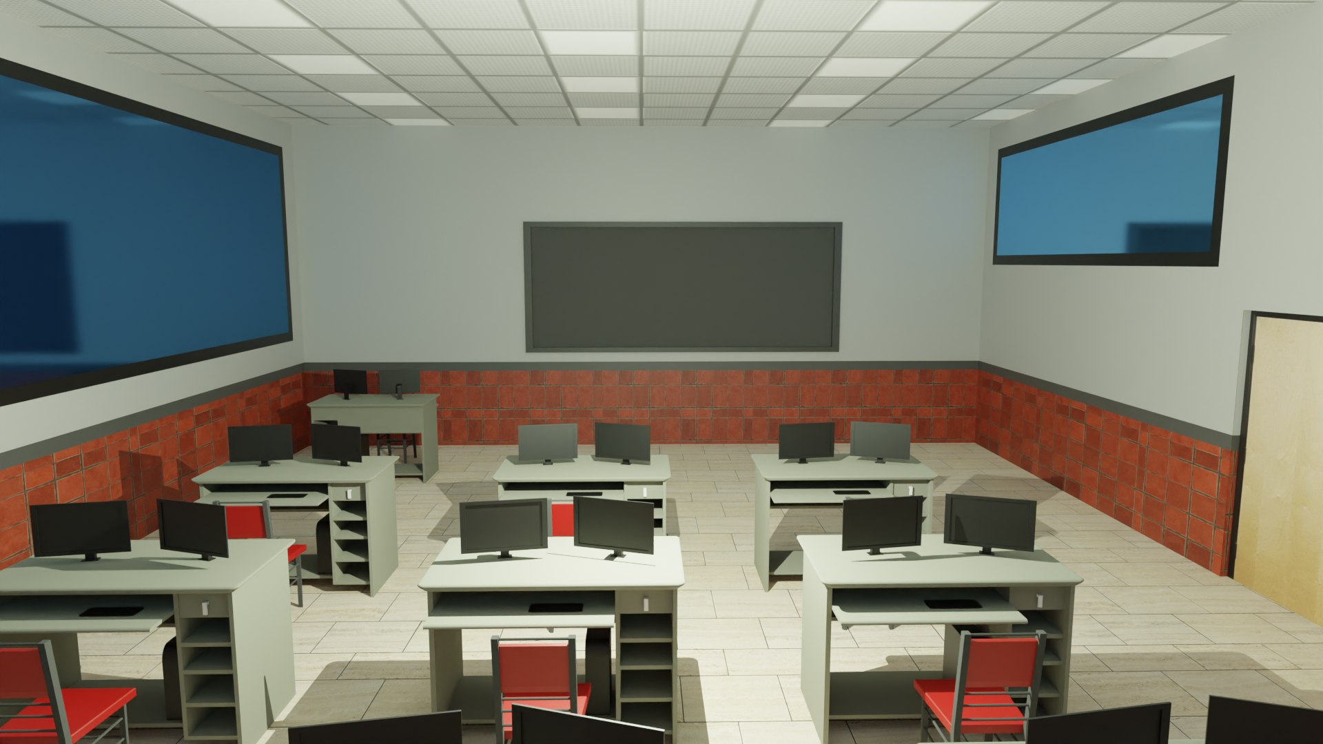 University Interior Model - TurboSquid 2140288