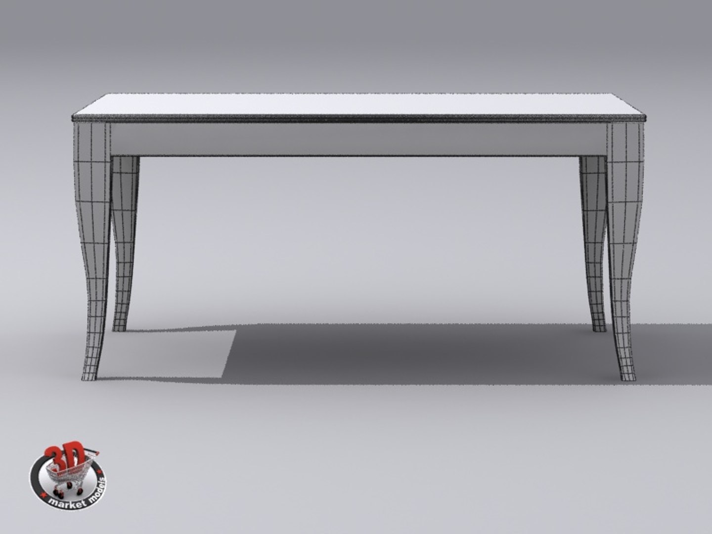 3d Wooden Table Marble