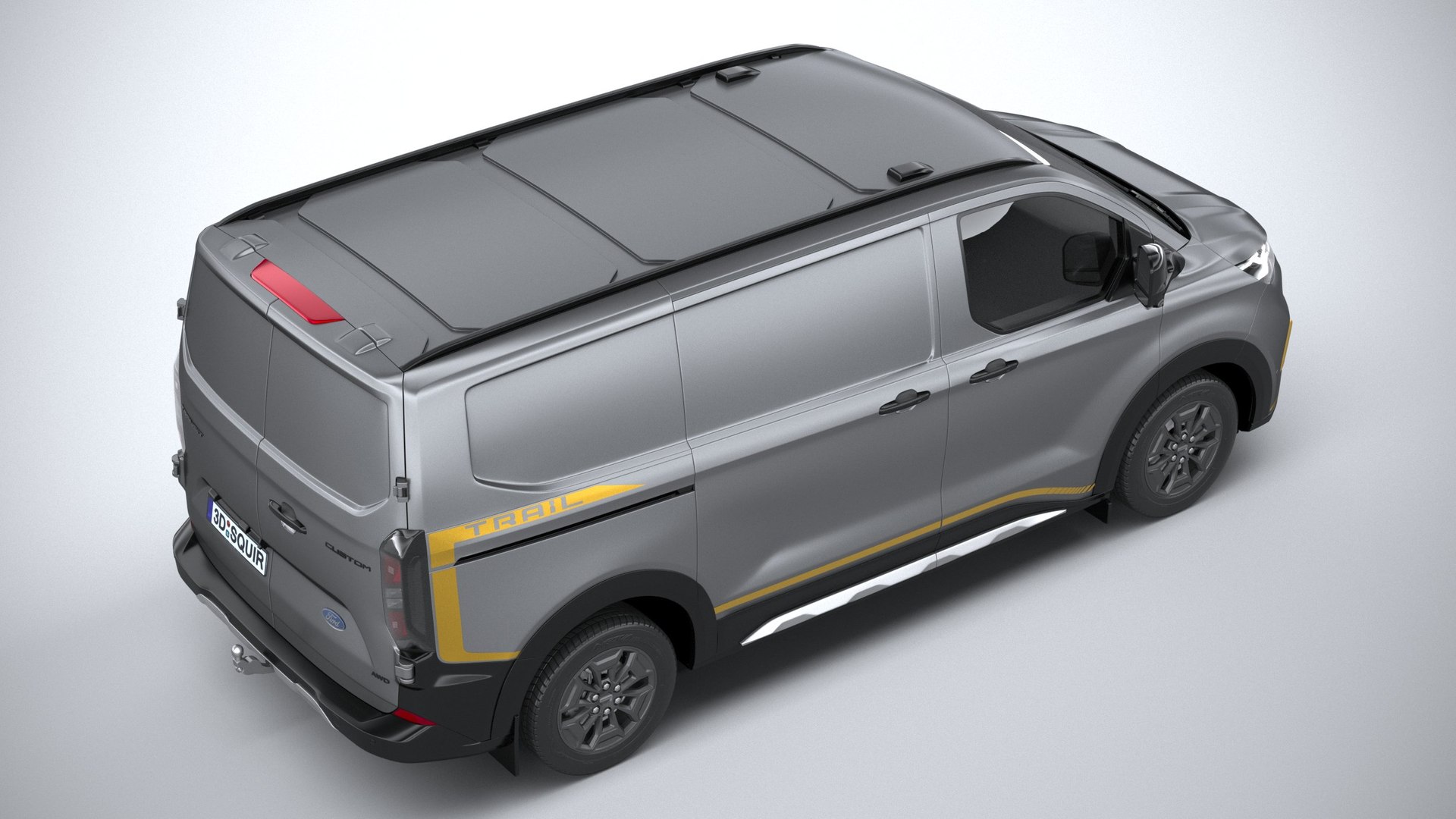 Ford Transit Custom Trail 2024 3D Model - TurboSquid 2179022