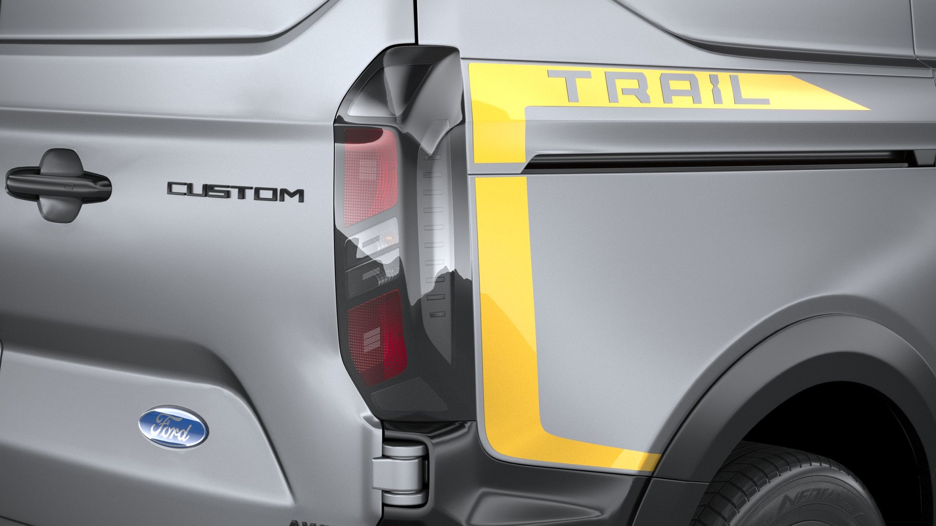 Ford Transit Custom Trail 2024 3D Model - TurboSquid 2179022