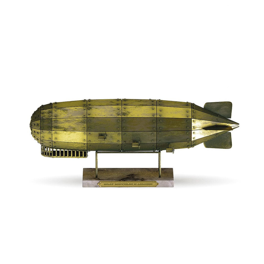3D Airship Graf Zeppelin handmade model - TurboSquid 2074812