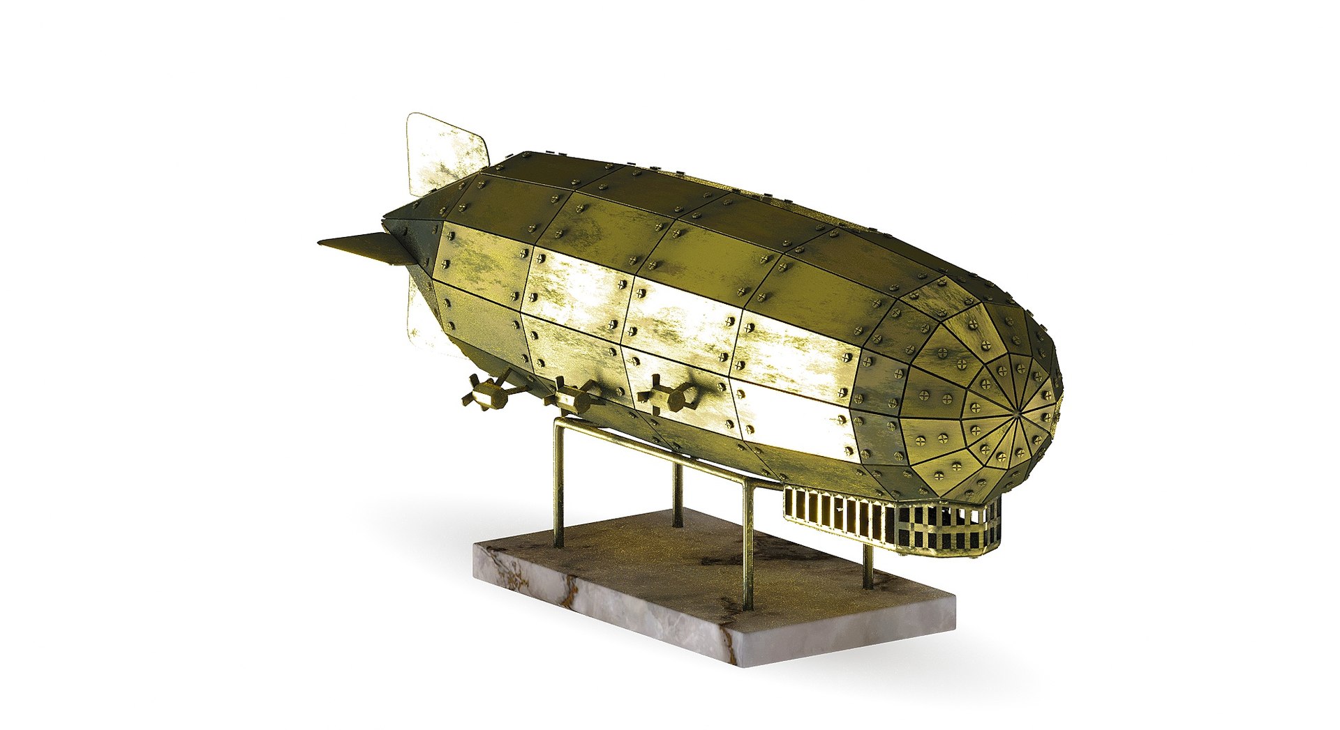 3D Airship Graf Zeppelin handmade model - TurboSquid 2074812