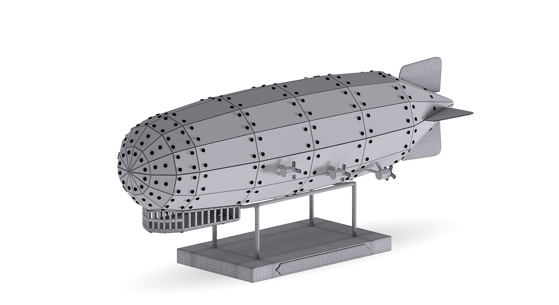 3D Airship Graf Zeppelin handmade model - TurboSquid 2074812