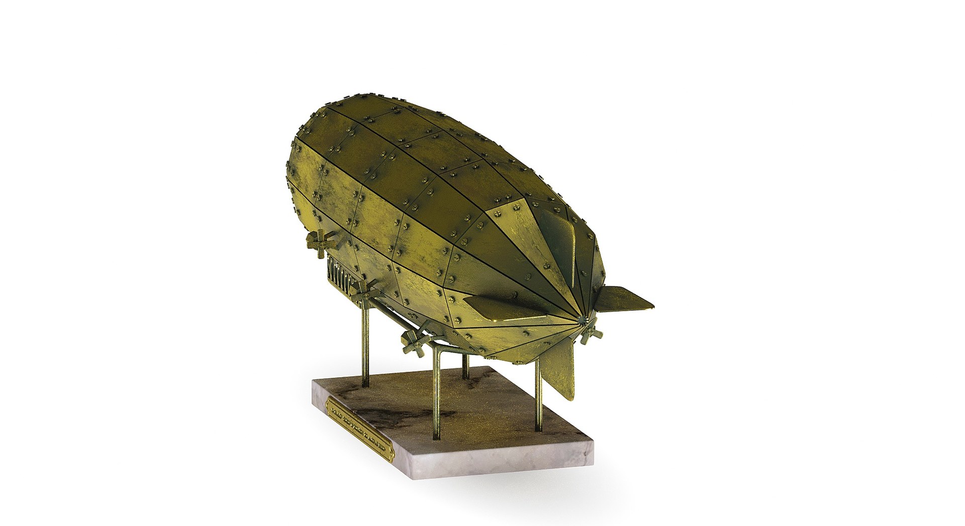 3D Airship Graf Zeppelin handmade model - TurboSquid 2074812
