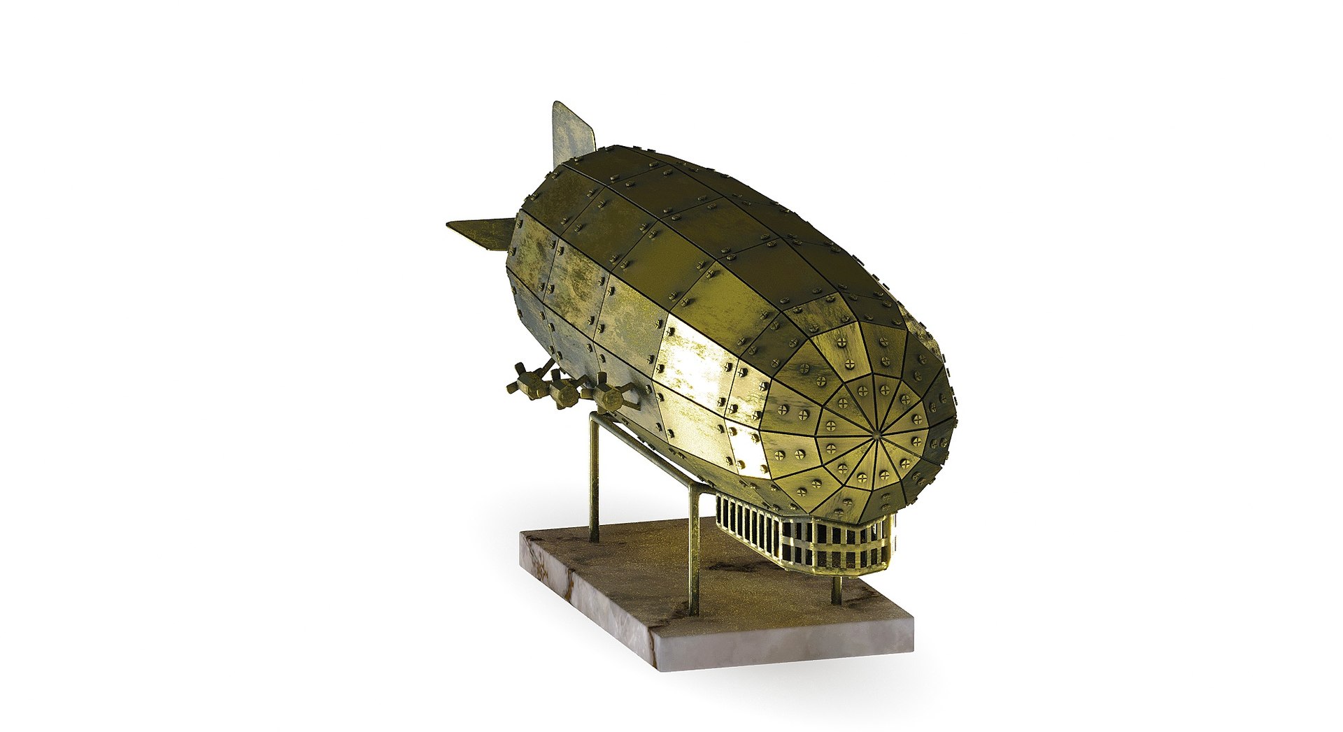 3D Airship Graf Zeppelin handmade model - TurboSquid 2074812