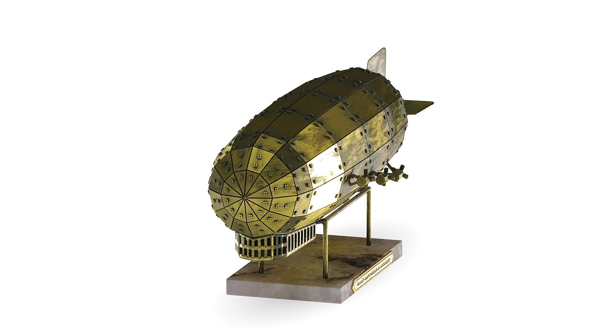 3D Airship Graf Zeppelin handmade model - TurboSquid 2074812