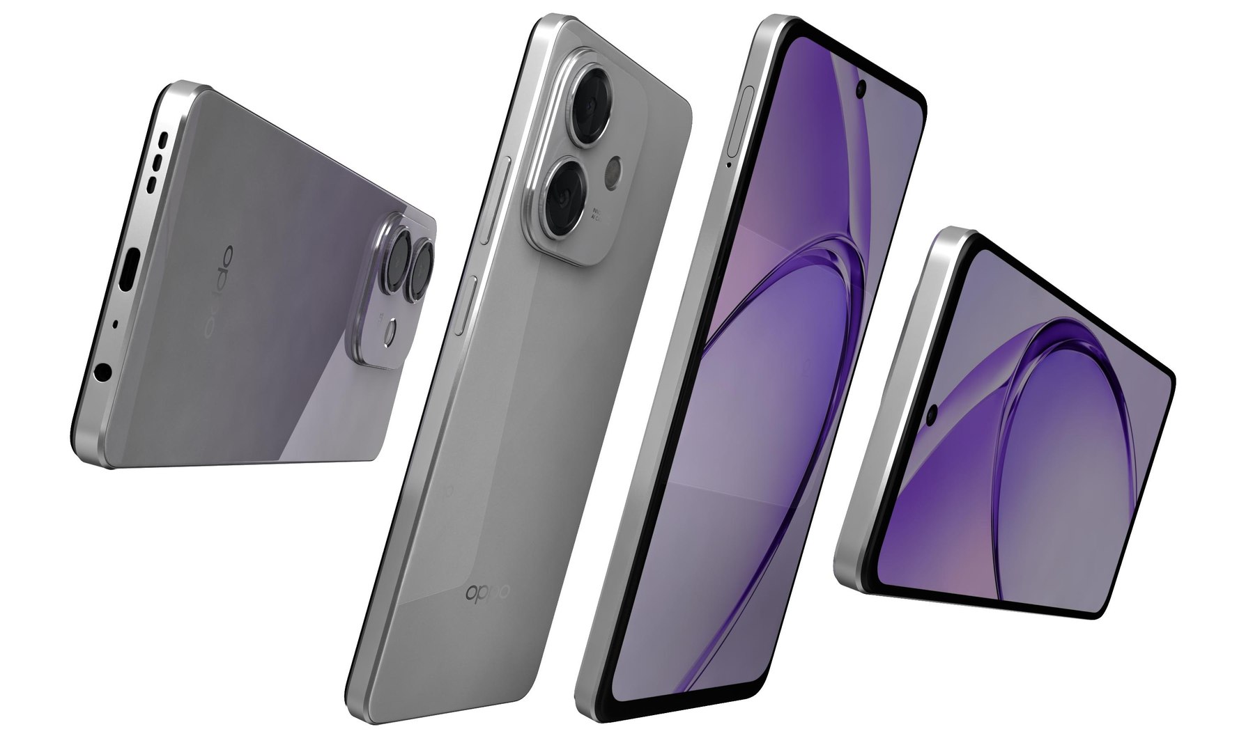 Oppo A3x 5G White 3D Model - TurboSquid 2268795