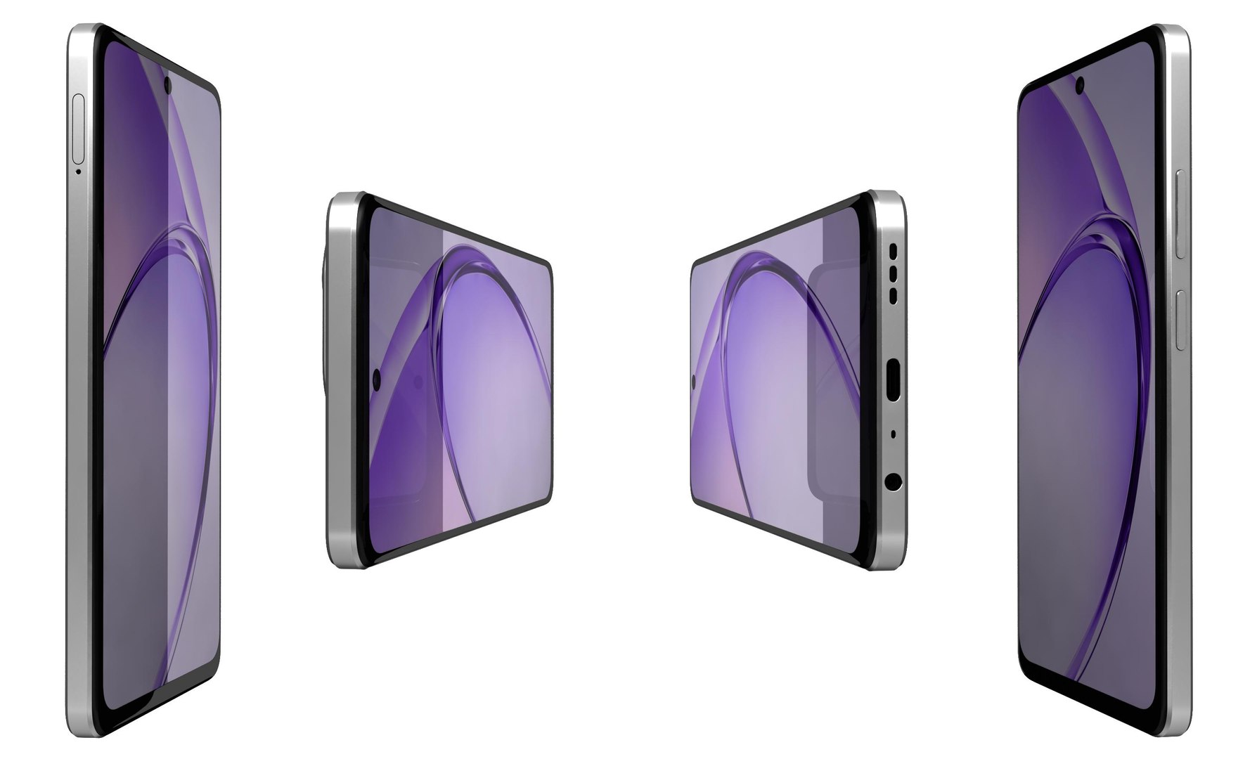 Oppo A3x 5G White 3D Model - TurboSquid 2268795