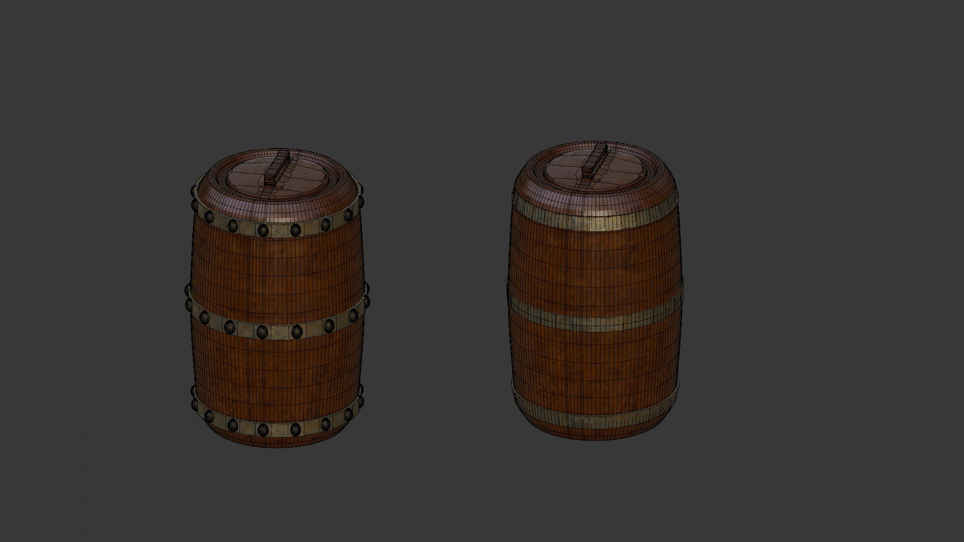 Barrel-tun-game Asset 3D Model - TurboSquid 2377985