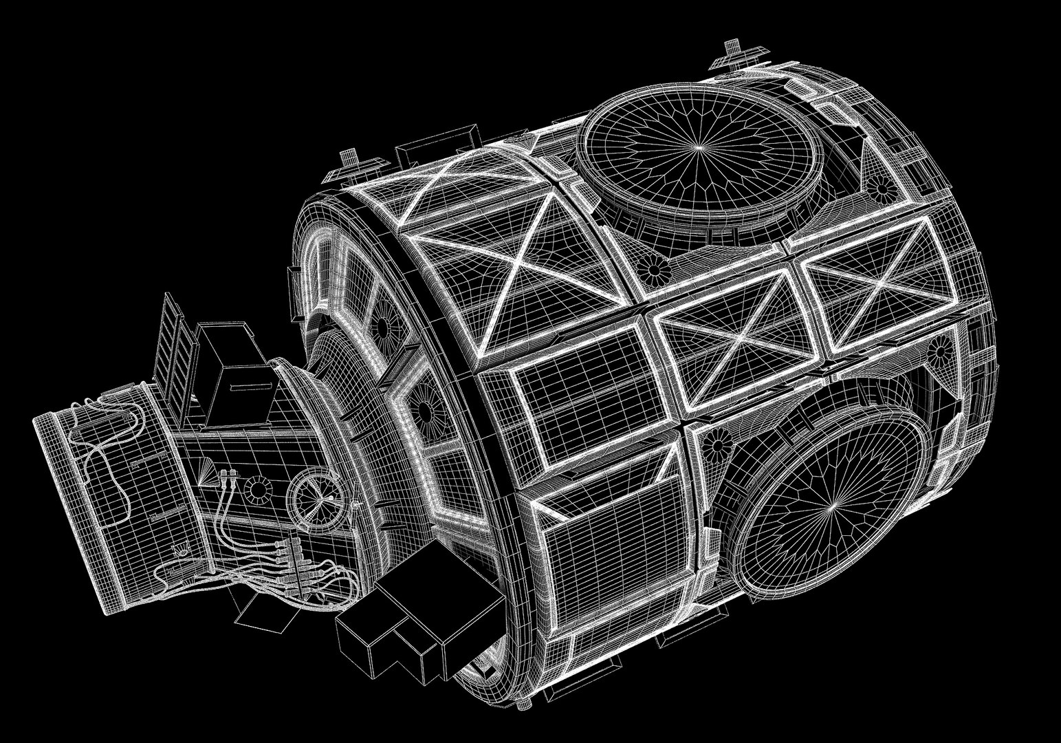 3D unity node 1 iss - TurboSquid 1403515