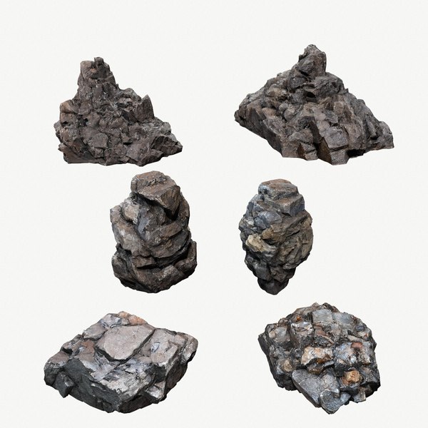 modelo 3d rocas del acantilado - TurboSquid 2193174