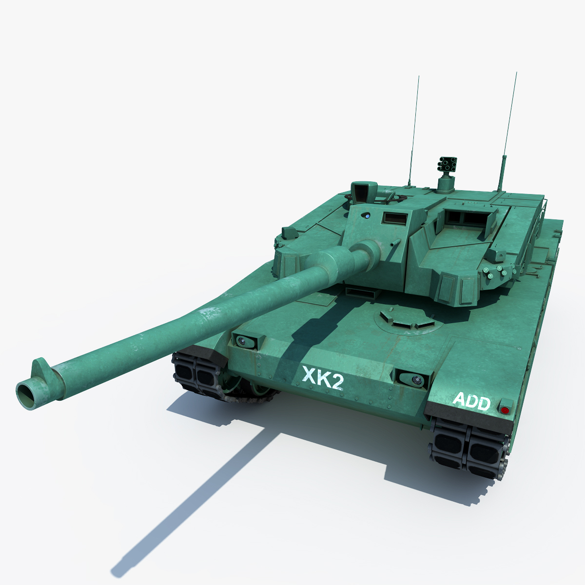 xk2 black panther main 3d model