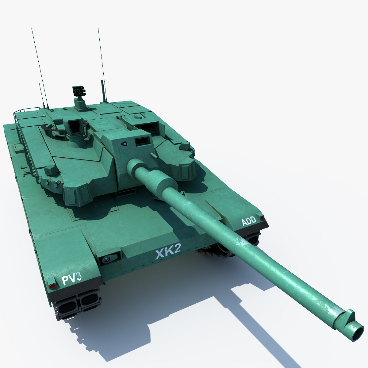 xk2 black panther main 3d model