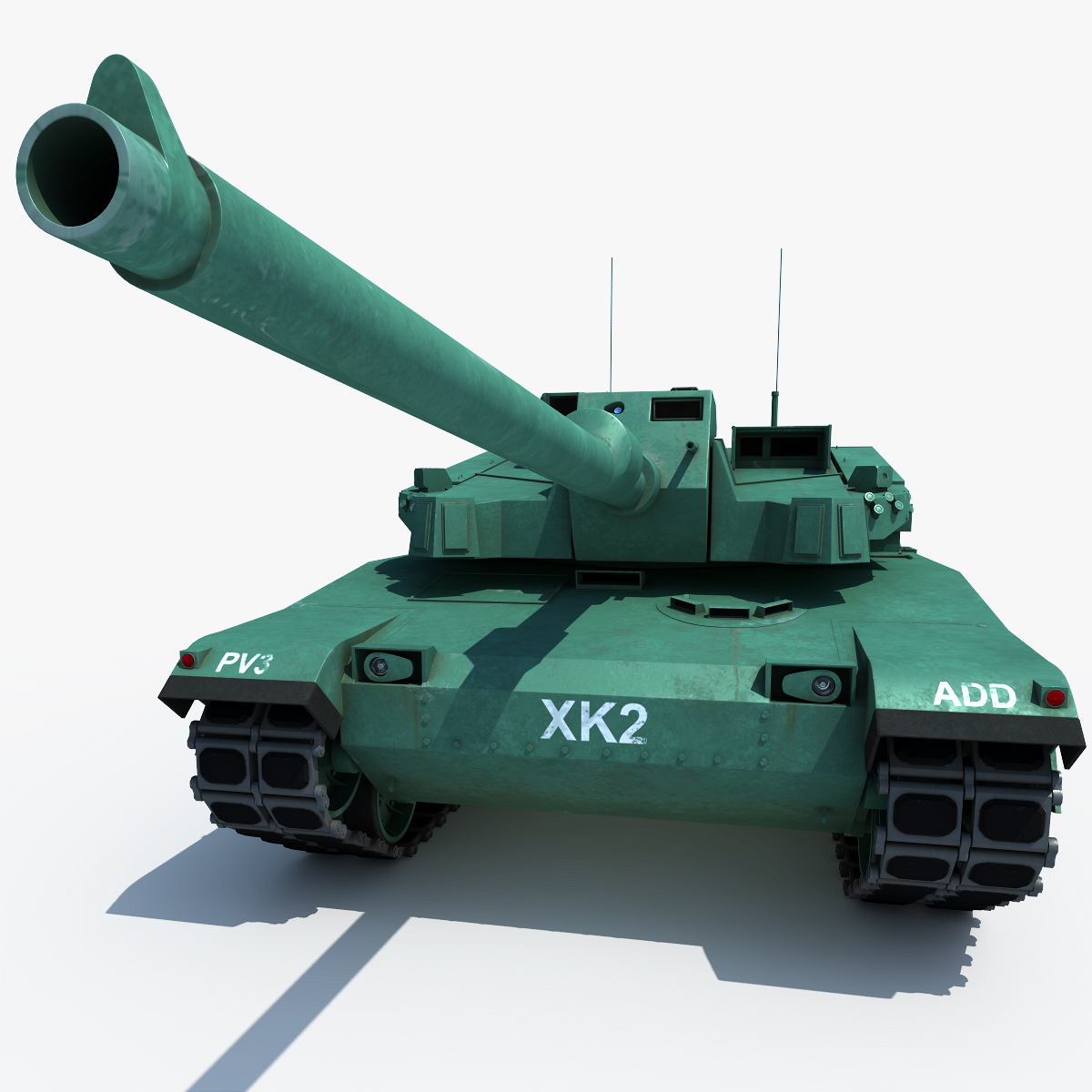 xk2 black panther main 3d model