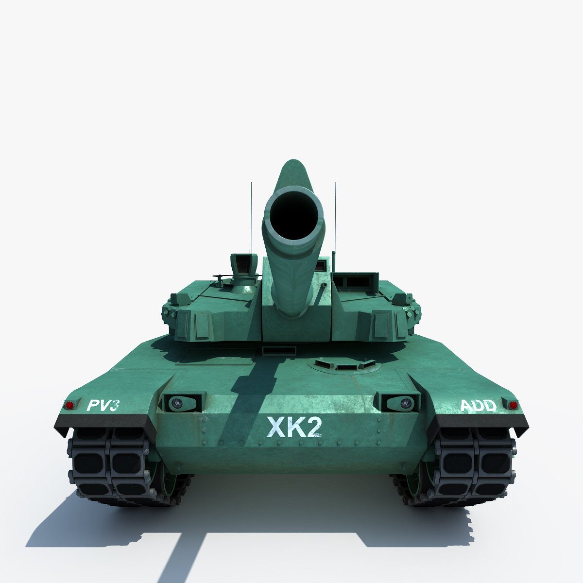 xk2 black panther main 3d model