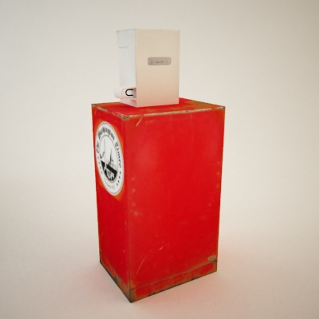 Washington Newspaper Machine 3d Max