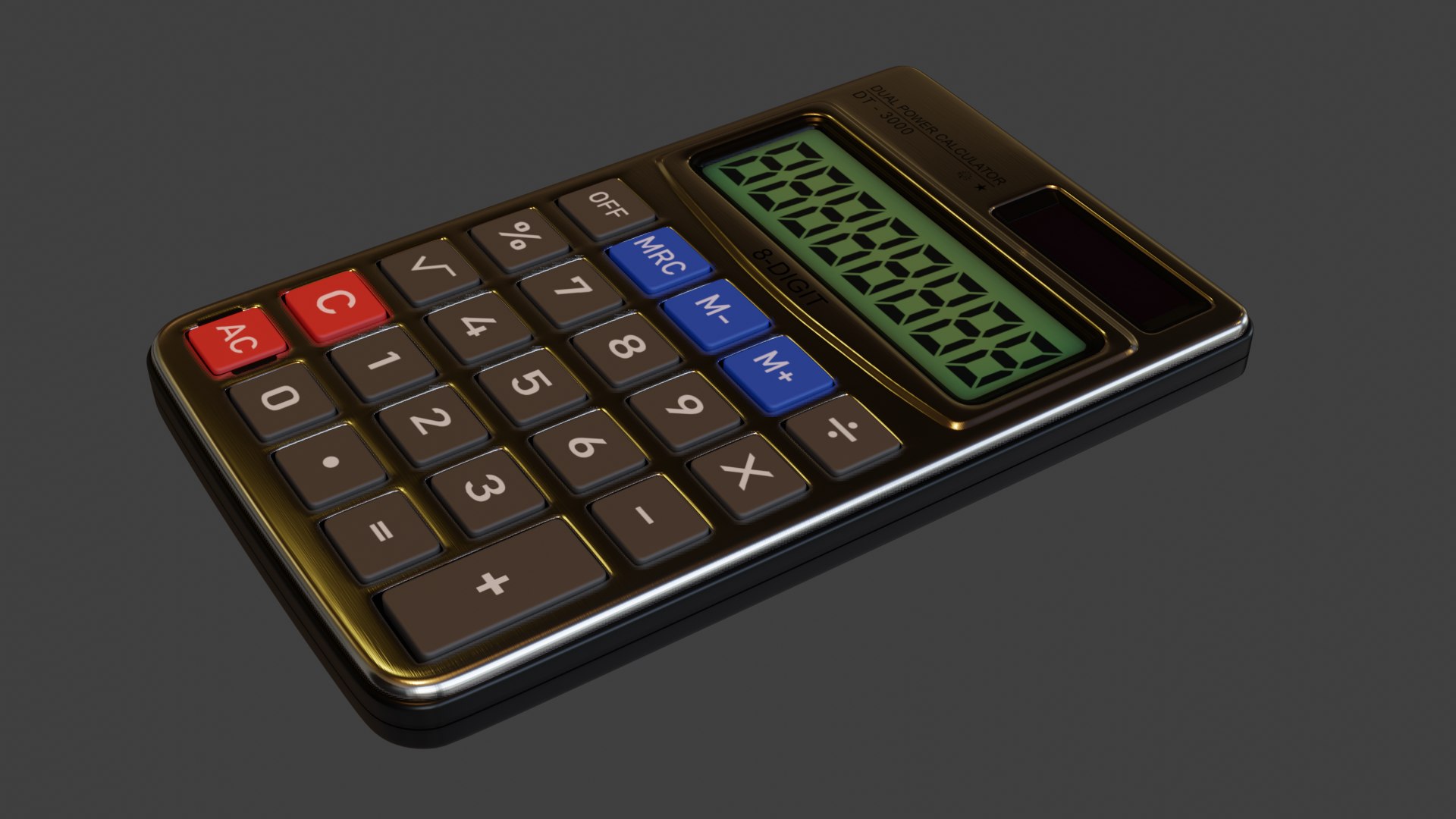 Pocket Calculator 3D - TurboSquid 1697787