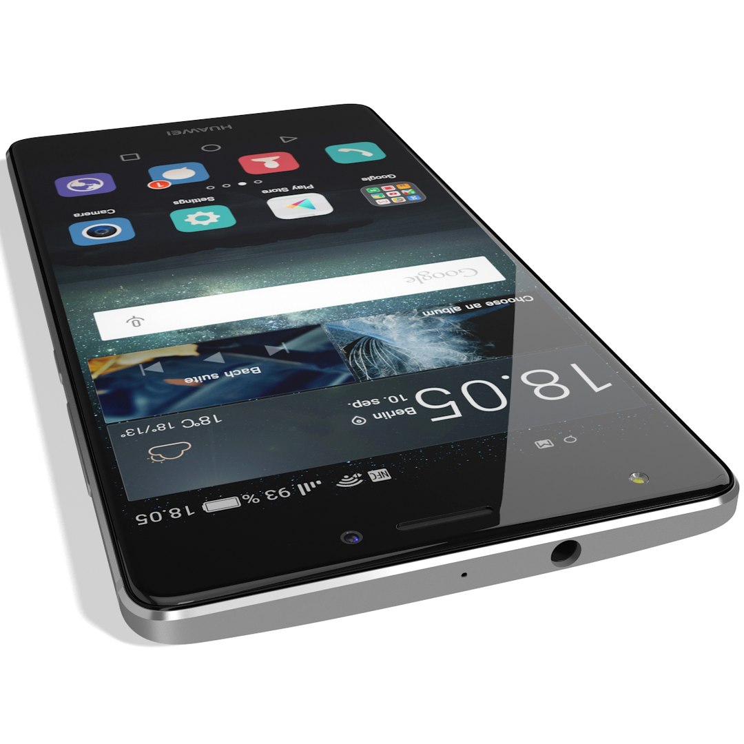 3d model realistic huawei mate s