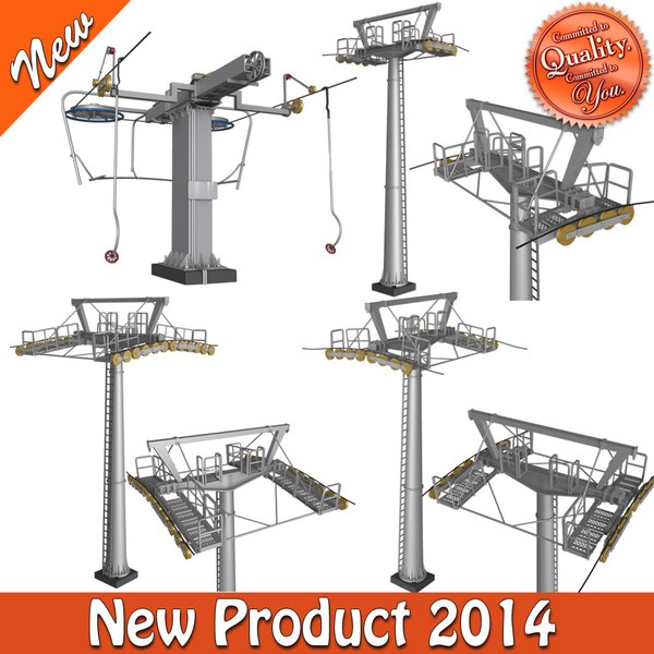 3D Cableway Models | TurboSquid
