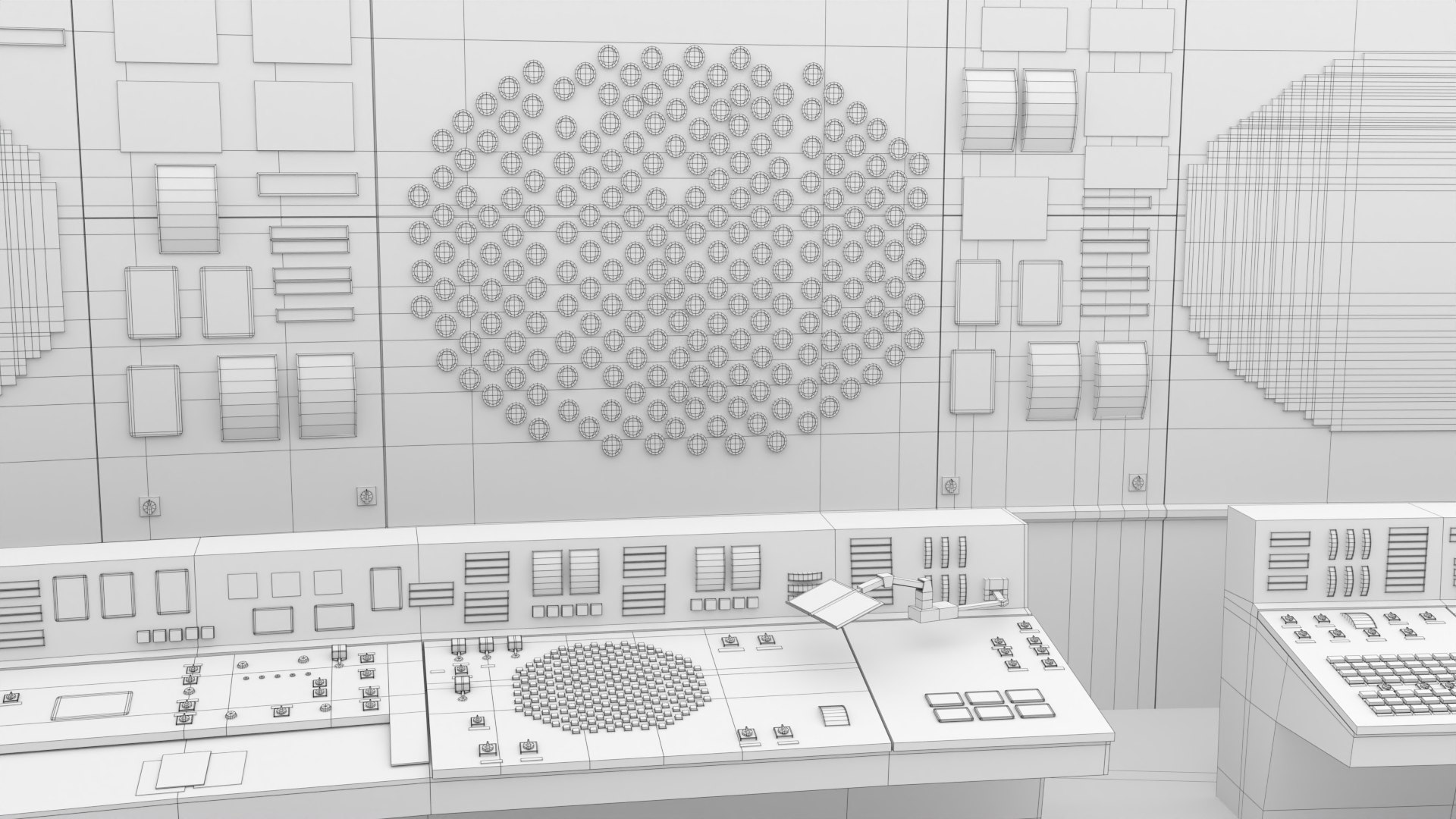 3D Controle Room Chernobyl - TurboSquid 2297616