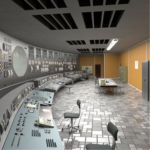 Chernobyl Controle Room 3D - TurboSquid 1990792