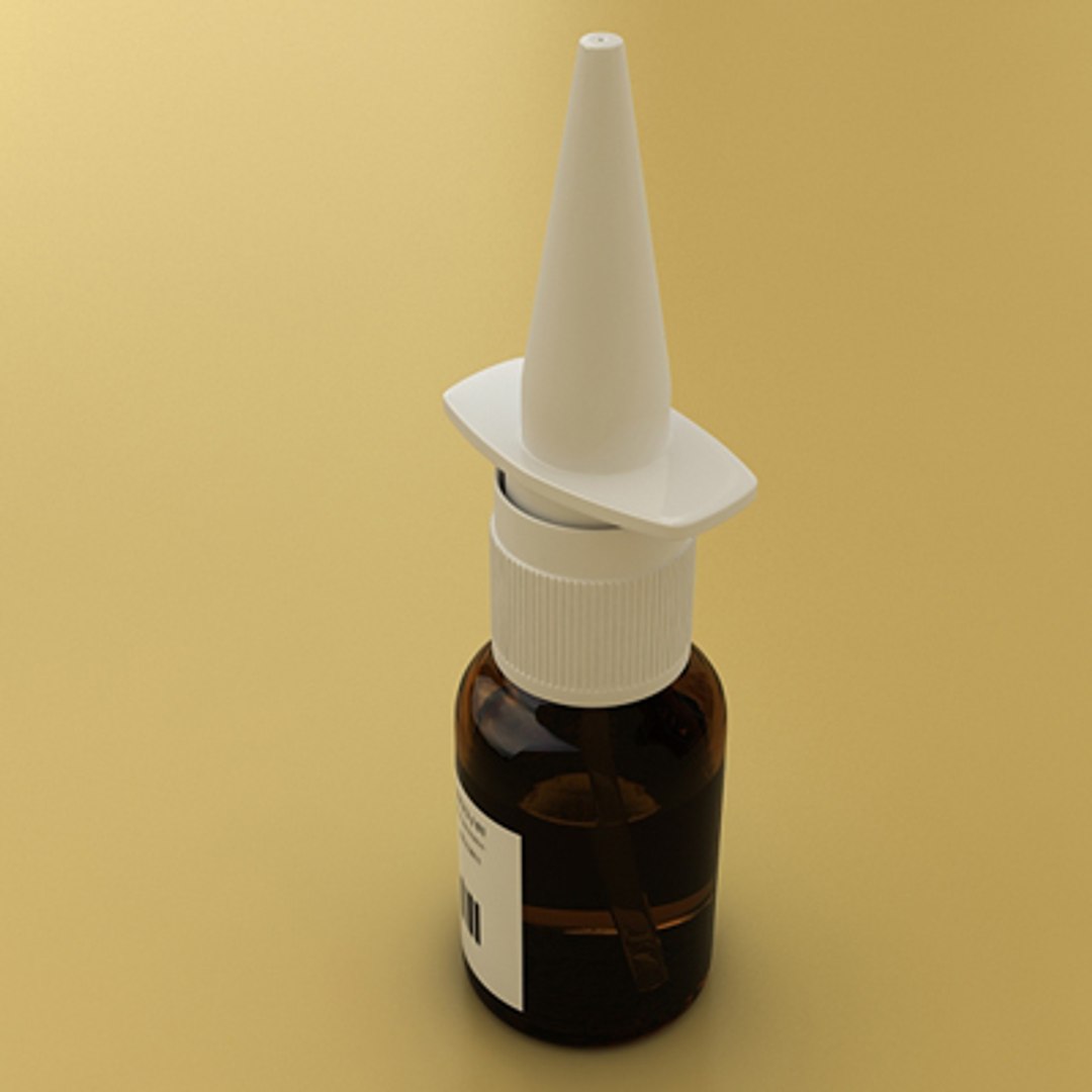 3d Model Of Nasal Spray