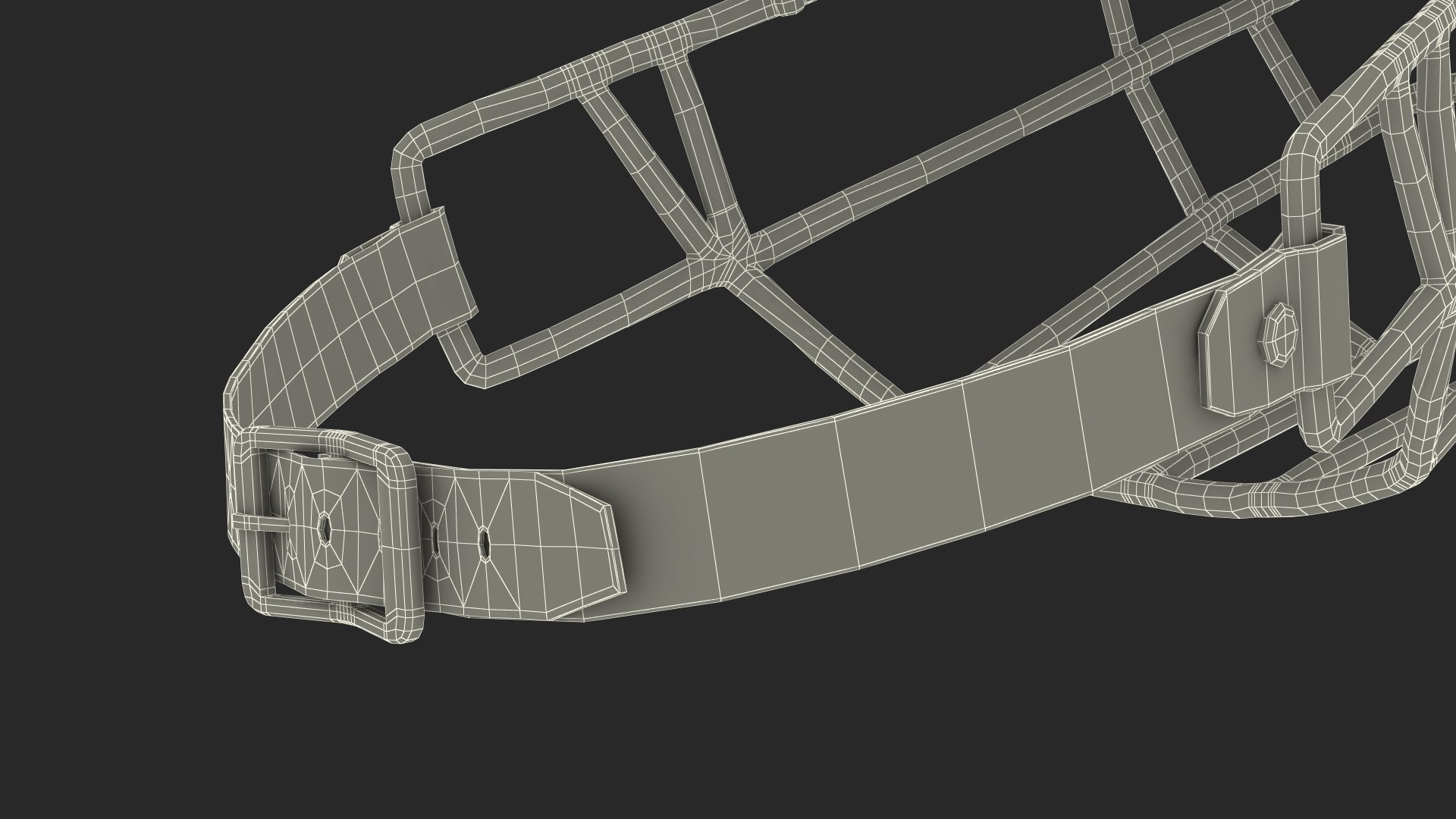 Cage Dog Muzzle Xoloitzcuintle 3D - TurboSquid 2284119